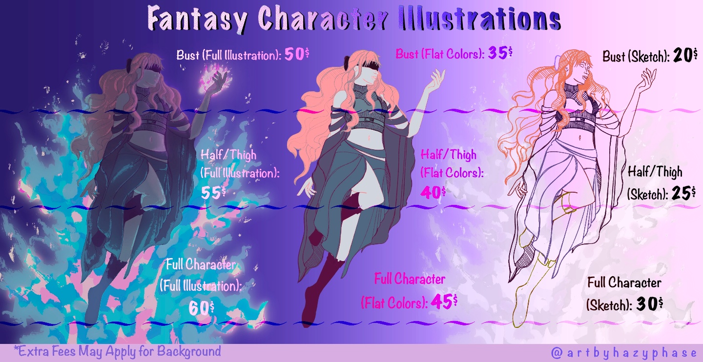 artbyhazyphase's Commission Form | Artistree