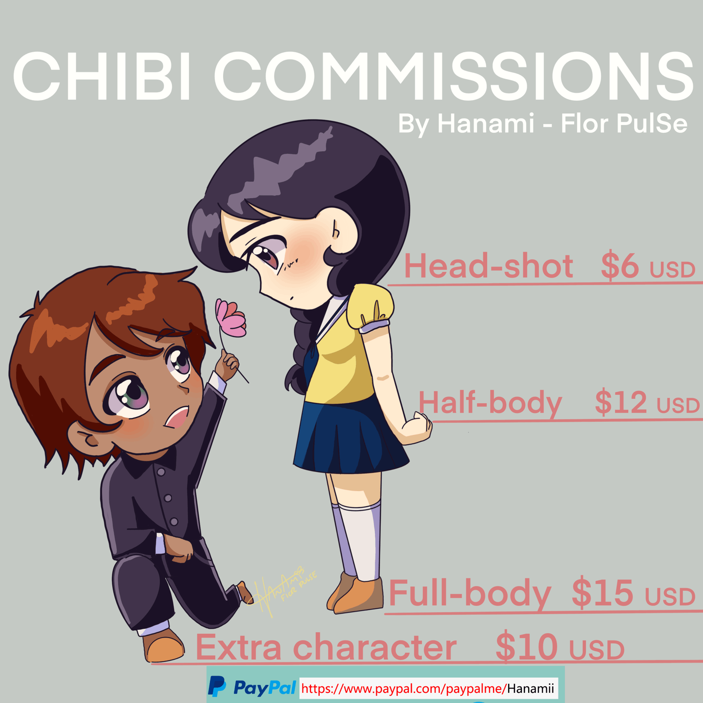 hanami's Commission Form | Artistree