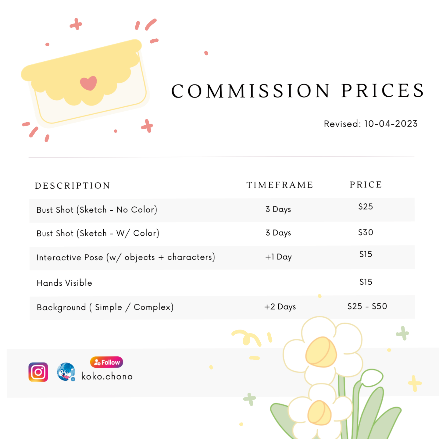 kokochono's Commission Form | Artistree